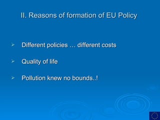 European Union Environmental Policy | PPT