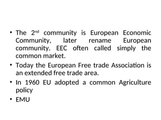 European Union.pptin international relations | PPT