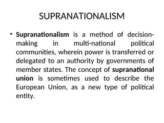 European Union.pptin international relations | PPT