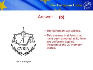 european union , Organizatin and it structure all about. | PDF