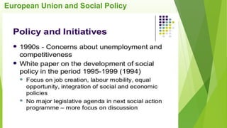 EUROPEAN UNION SOCIAL POLICY | PPTX