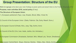 EUROPEAN UNION SOCIAL POLICY | PPTX
