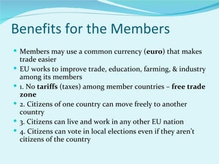 European Union powerpoint | PPT