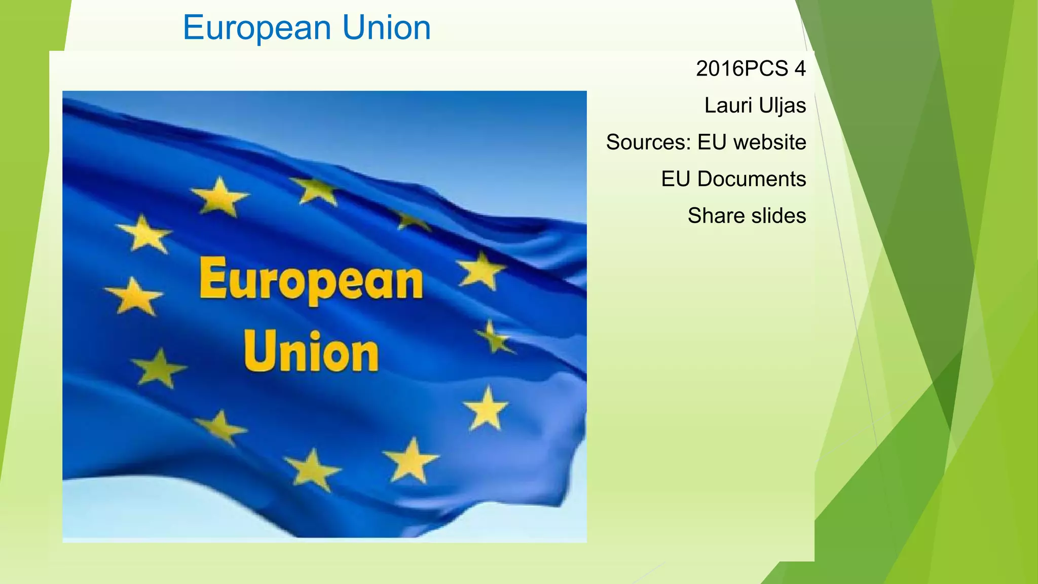 EUROPEAN UNION GUIDE | PPTX