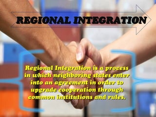 European union & regional integration: A critical approach | PPT