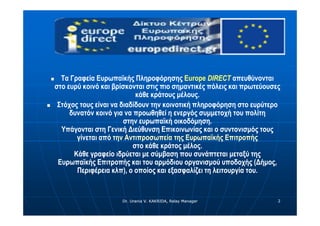 Europe direct presentation | PDF