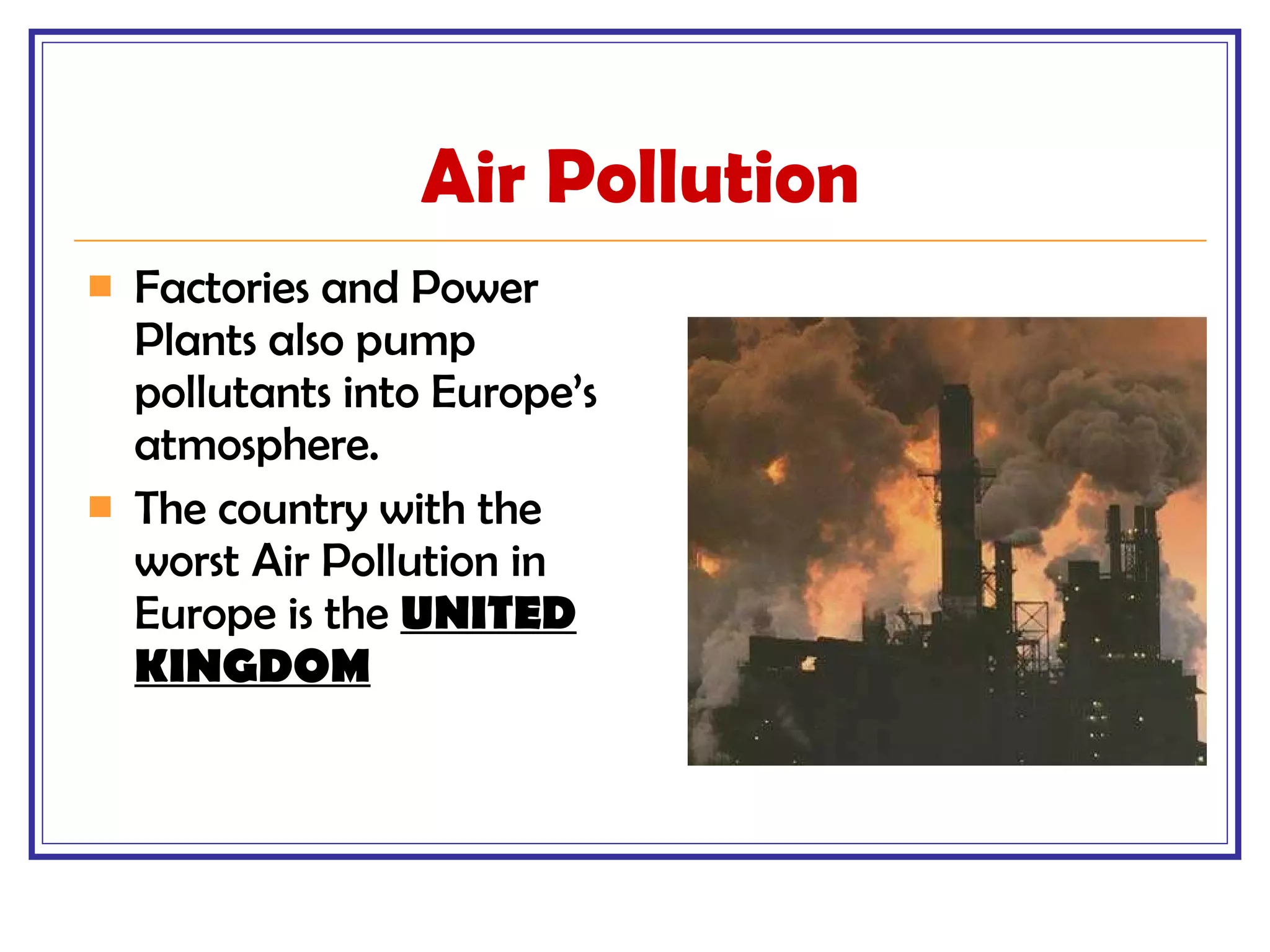 Europe Environmental Issues | PPT