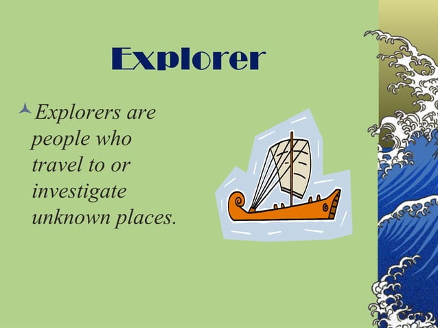 The Three G's: God, Gold, and Glory | PPT | Adventure Travel | Travel Type