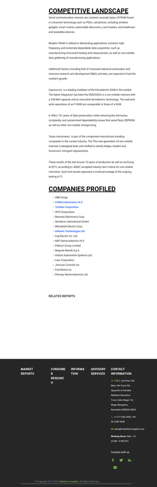 europe Ferro electric ram Market .pdf..... | PDF