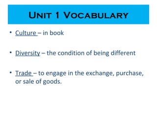 Europe geography unit 1 vocabulary | PPT