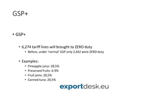 Europe, here we come gsp+ | PPT