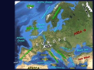 Europe Map Activity | PPT