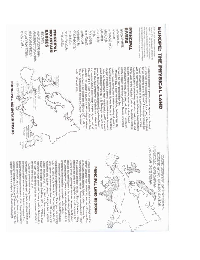 Europe map packet | PDF