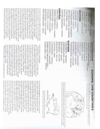 Europe map packet | PDF