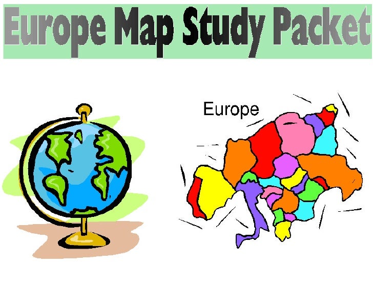 Europe map packet