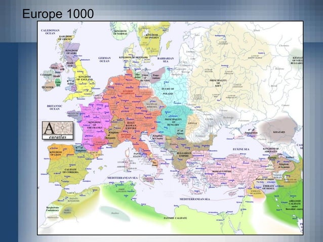 Europe maps 1200 2000 | PPT
