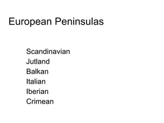 Europe map study | PPT