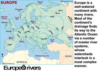 Tiber River Europe Map