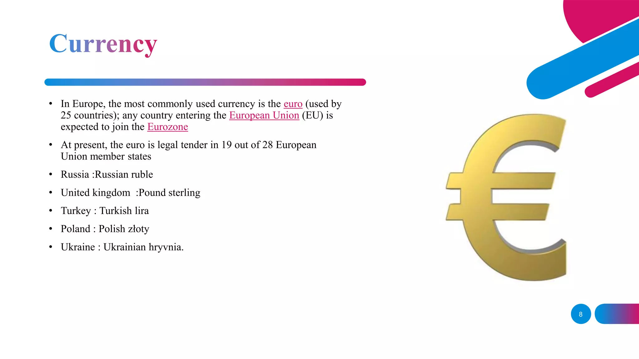 Presentation on Europe Continent | PPTX