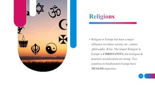 Presentation on Europe Continent | PPTX