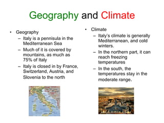 Europe Explained: Italy | PPT