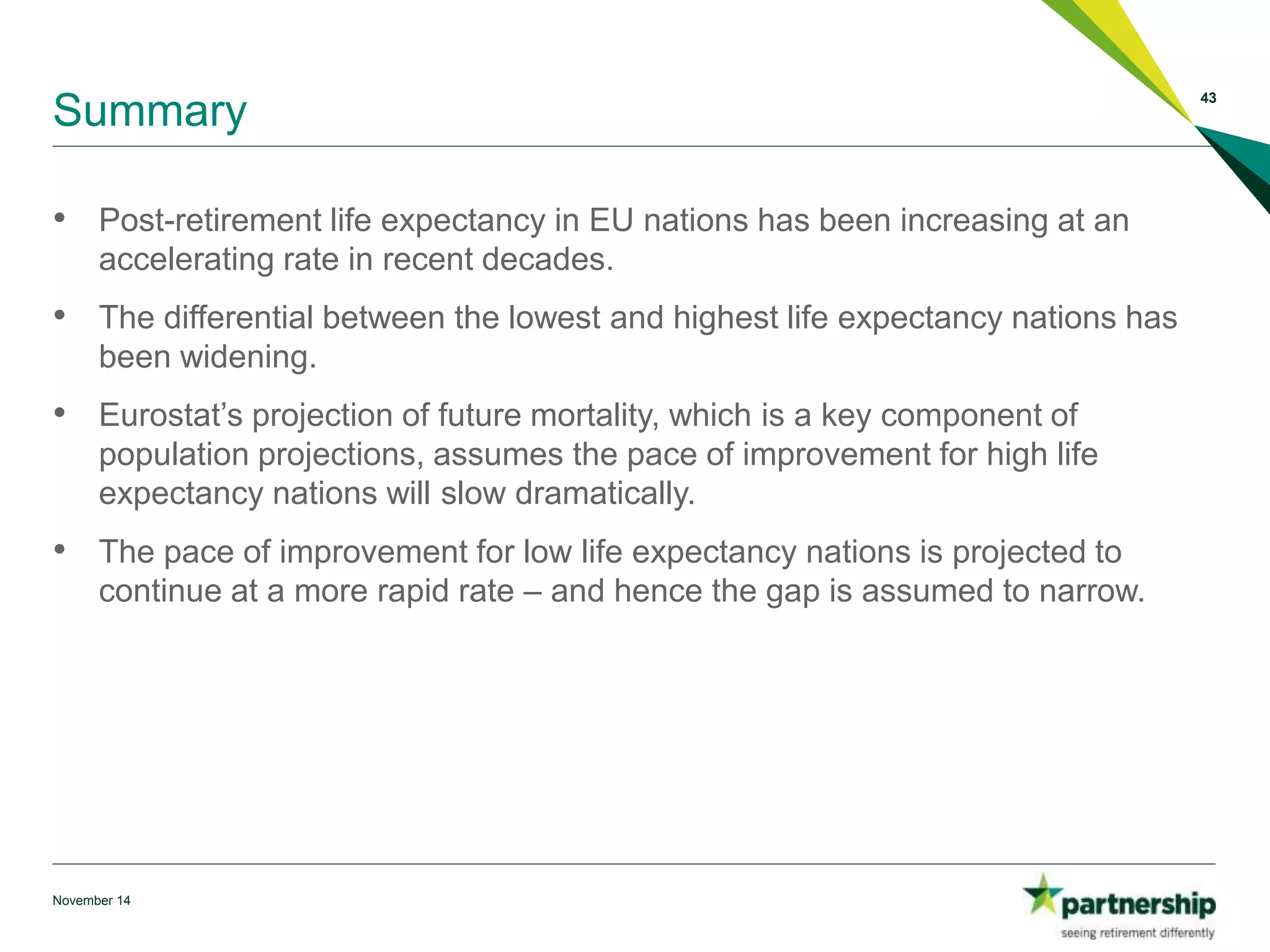 Europe's ageing demography 5 nov14 | PPT