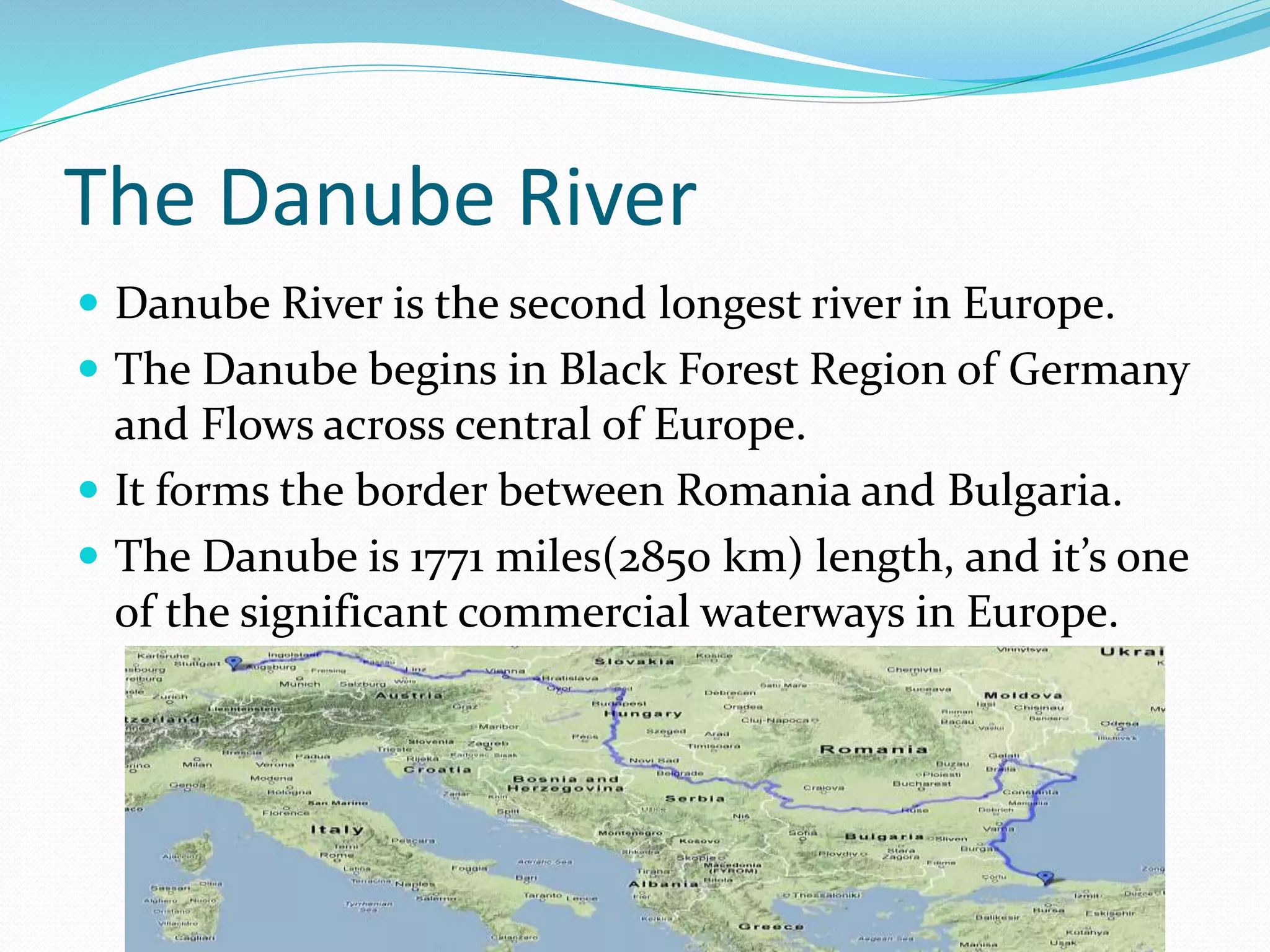 Europe's Famous Rivers | PPTX