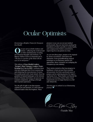 Europe's Most Visionary Leaders Transforming Eye Care in 2024.pdf | Eye and Vision Conditions ...
