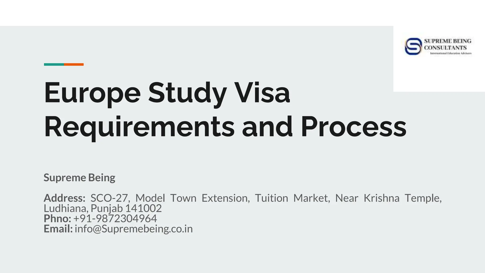 Europe Study Visa Requirements and Process.pptx