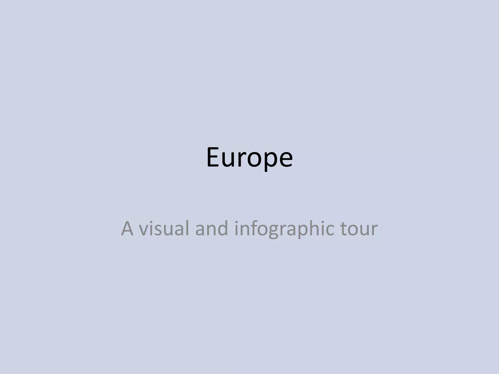 Europe Visual and Infographic Tour | PPTX