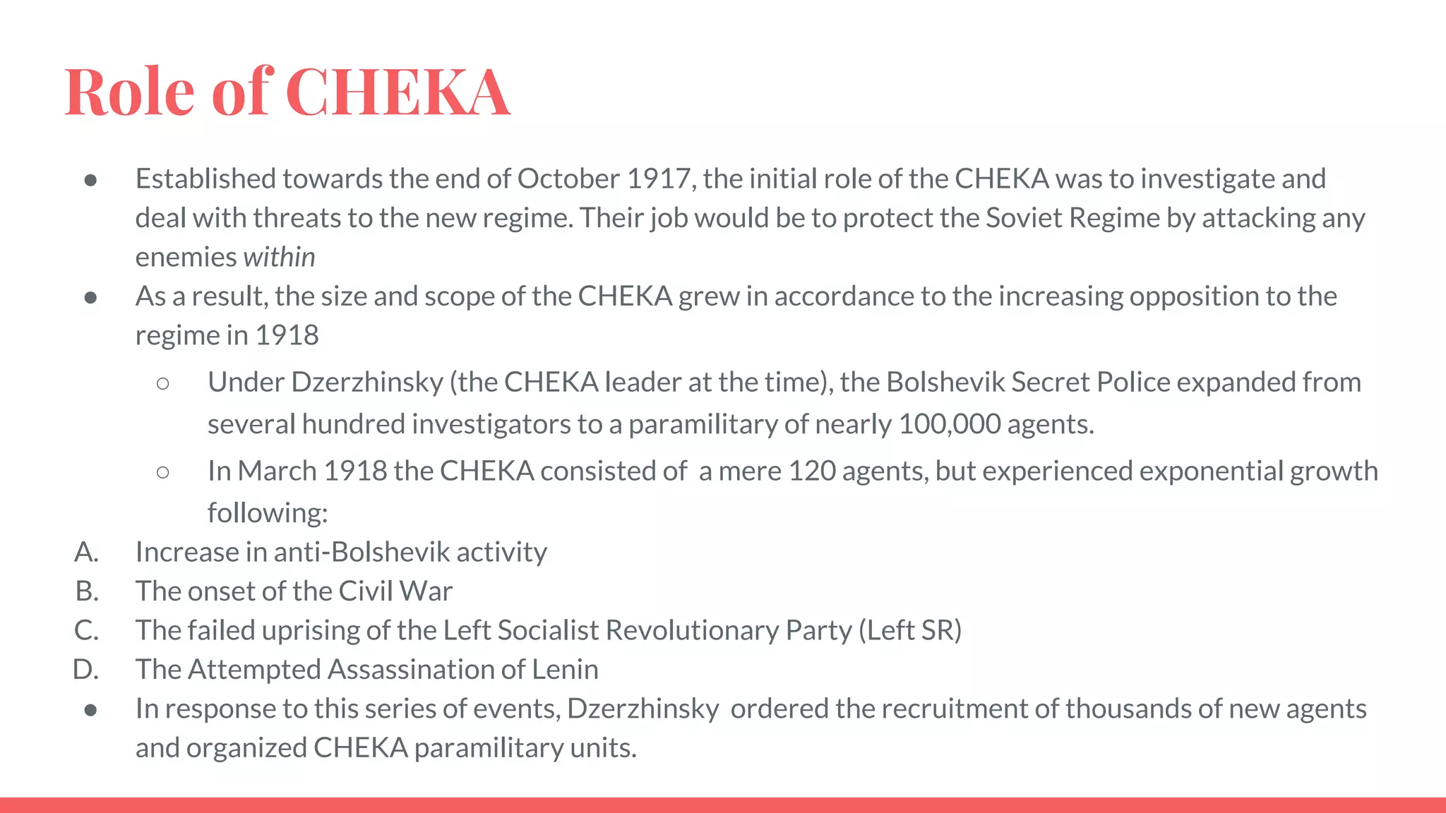 Increasing use of force by Lenin and the Bolsheviks | PDF