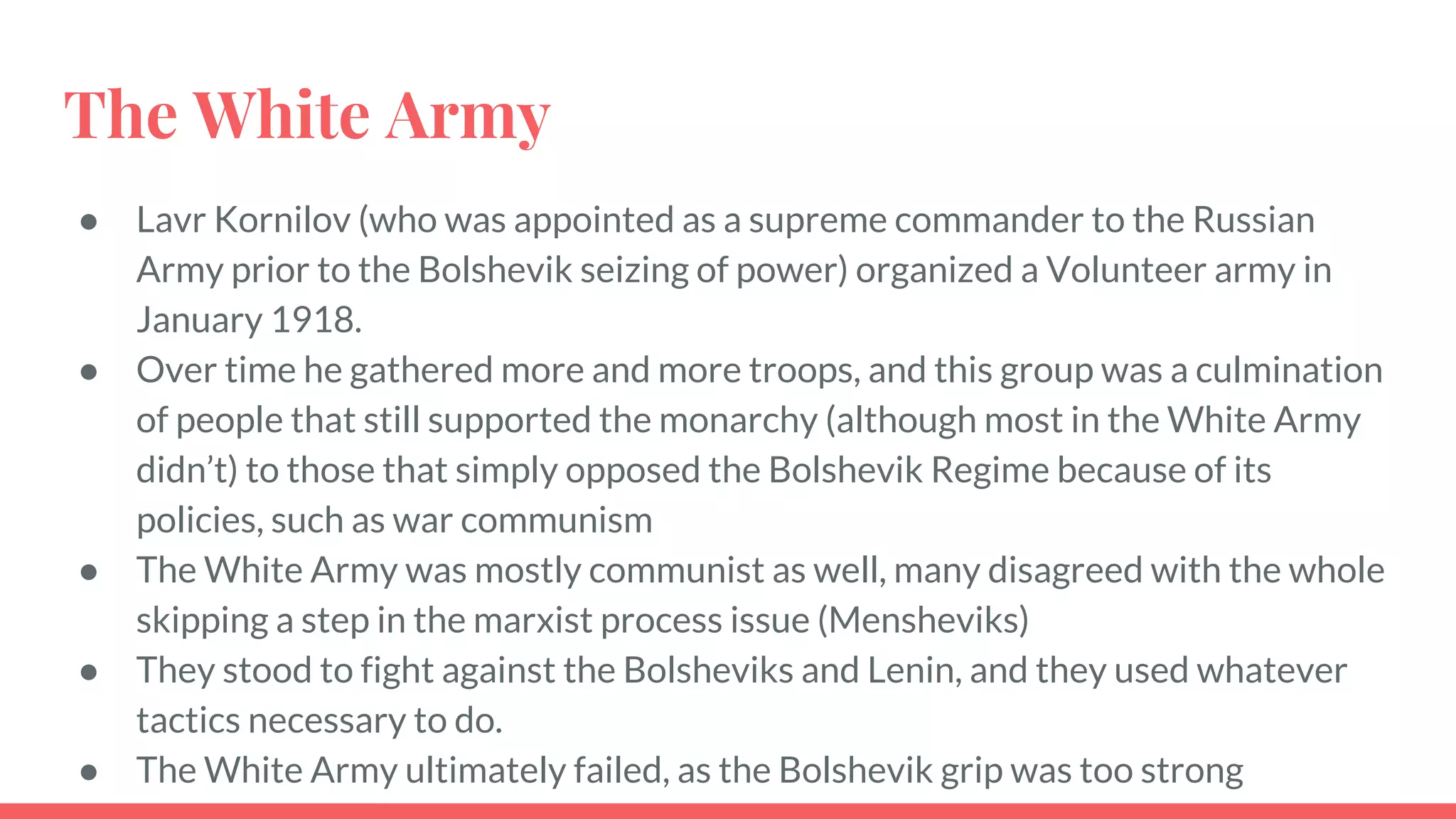Increasing use of force by Lenin and the Bolsheviks | PDF