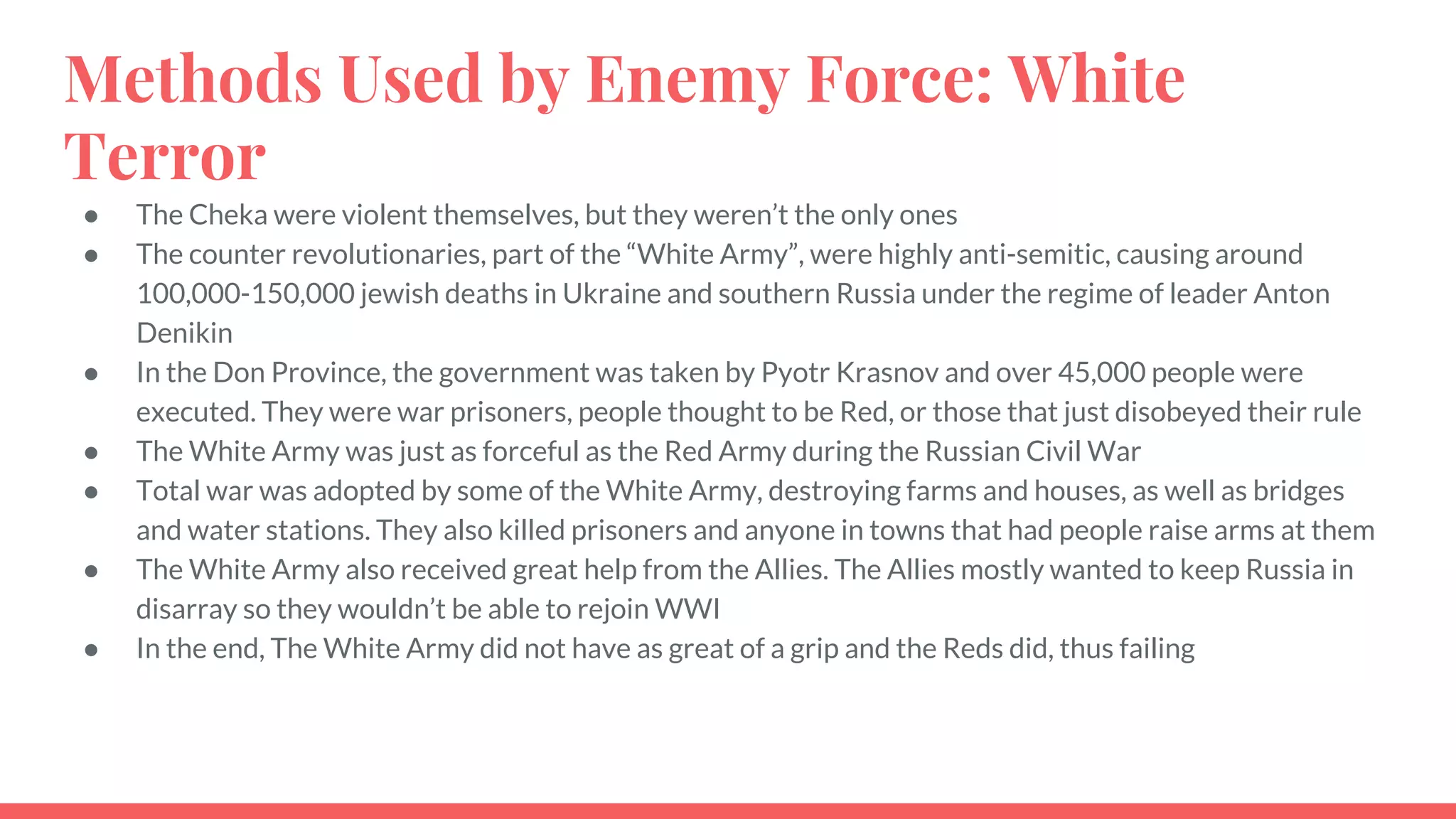 Increasing use of force by Lenin and the Bolsheviks | PDF