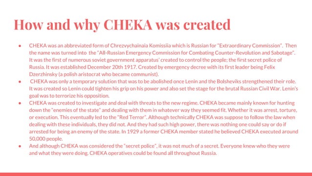 Increasing use of force by Lenin and the Bolsheviks | PPT