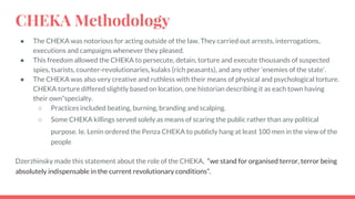 Increasing use of force by Lenin and the Bolsheviks | PPT