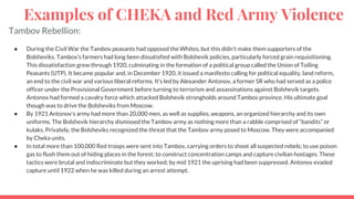 Increasing use of force by Lenin and the Bolsheviks | PPT