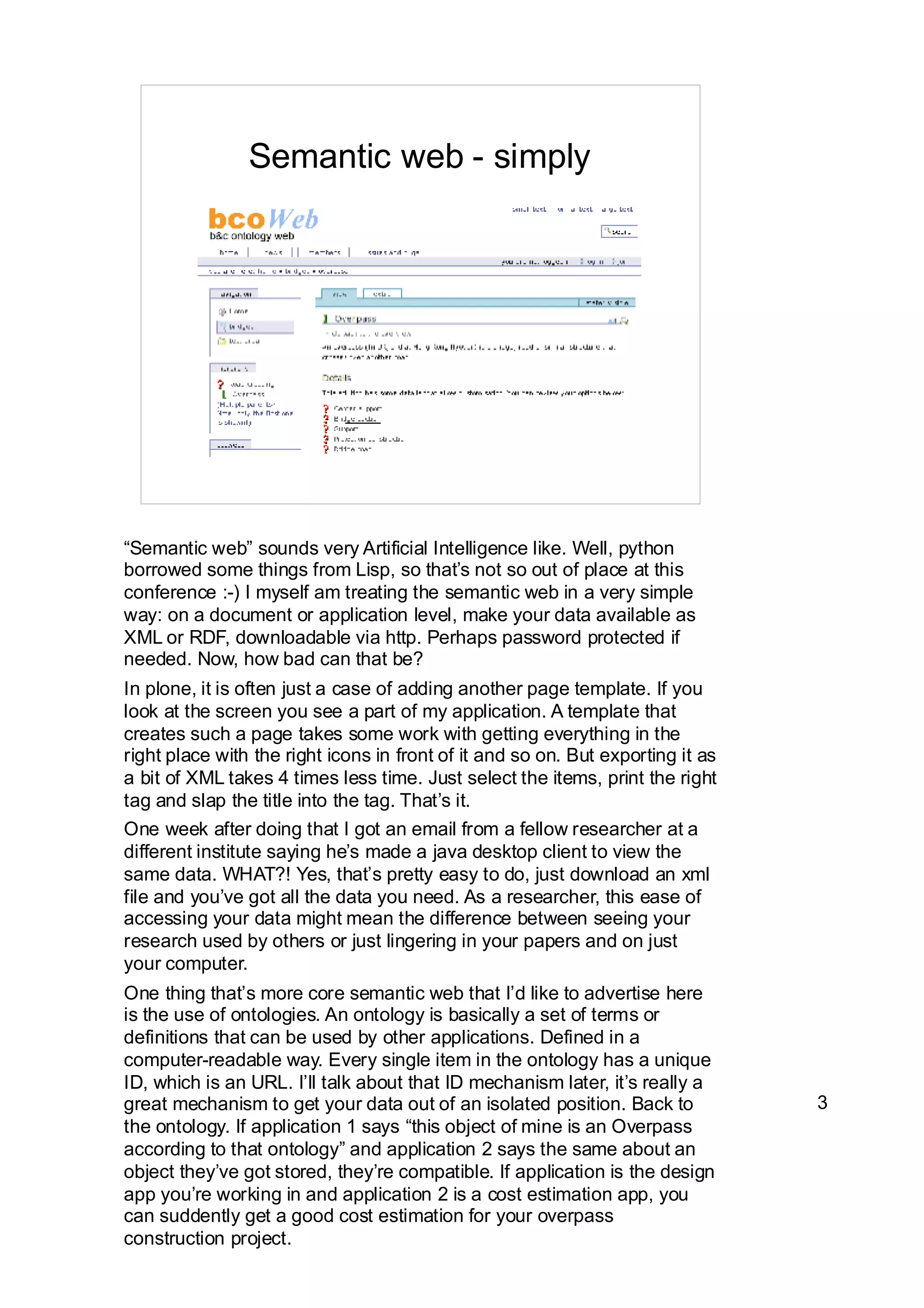 Semantic web, python, construction industry | PDF