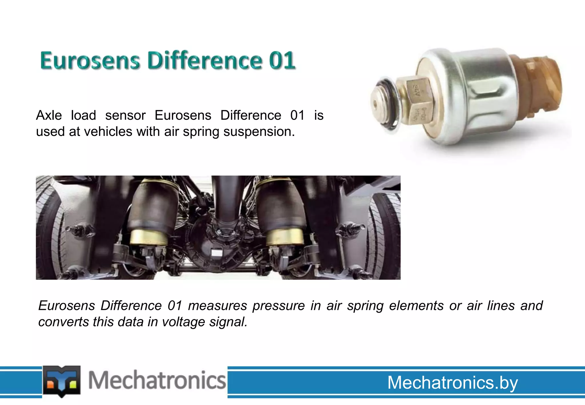 Axle load sensors from JSC Mechatronics. Installation | PPTX