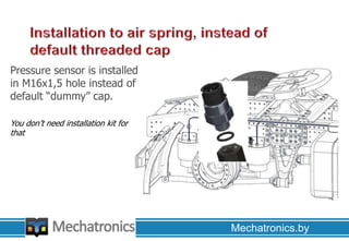 Axle load sensors from JSC Mechatronics. Installation | PPTX