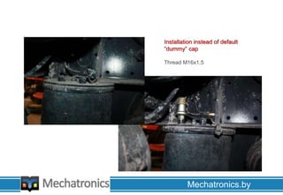 Axle load sensors from JSC Mechatronics. Installation | PPTX