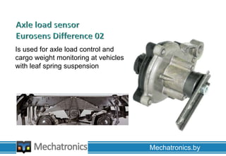 Axle load sensors from JSC Mechatronics. Installation | PPTX