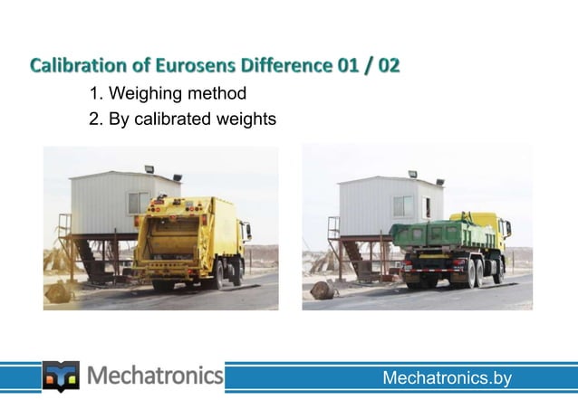 Axle load sensors from JSC Mechatronics. Installation | PPTX