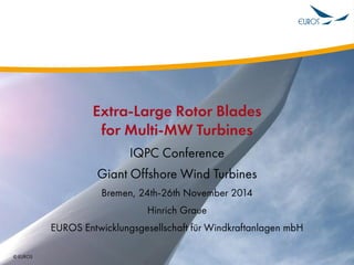 Experience with 82m rotor blades for multi MW turbines | PDF