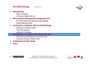 The LEGO Strategy: Guidelines for a Profitable Deployment | PDF