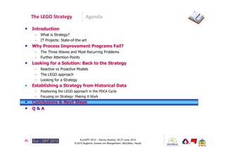 The LEGO Strategy: Guidelines for a Profitable Deployment | PDF