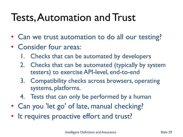 Digital Transformation, Testing and Automation | PPT