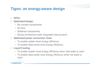 Eurotech aurora (eurora) - most efficient hpc | PPT