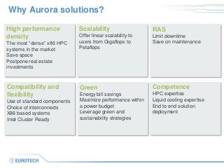 Eurotech aurora (eurora) - most efficient hpc | PPT