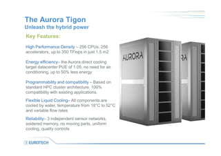 Eurotech aurora (eurora) - most efficient hpc | PPT