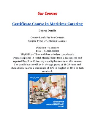 Euro Tech Maritime Academy | PDF